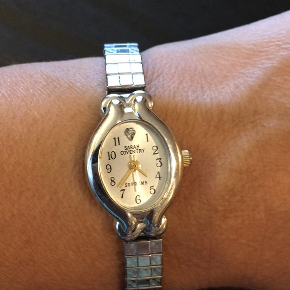 Sarah Coventry | Jewelry | Sarah Coventry Silver Watch | Poshmark